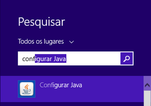 Configuração de Segurança do Java